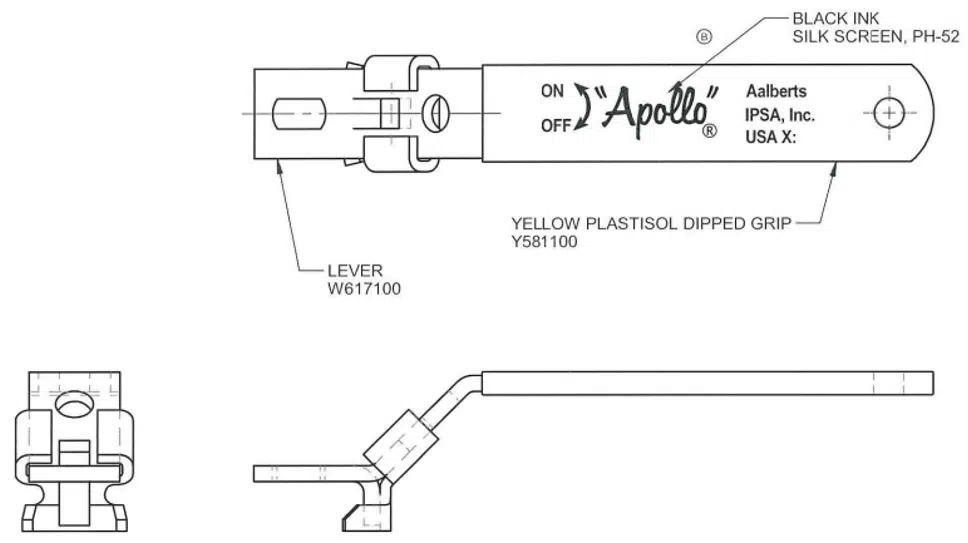 关于Apollo阀门介绍改进型76和76F系列带锁紧杆的不锈钢球阀 - 美国Apollo阀门中国区总代理